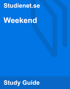 Weekend by Fay Weldon | Studienet.se