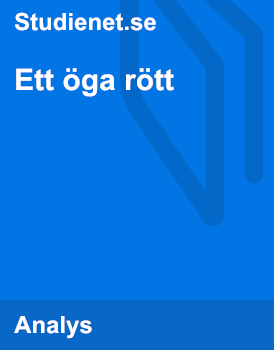 Ett öga rött | Komposition